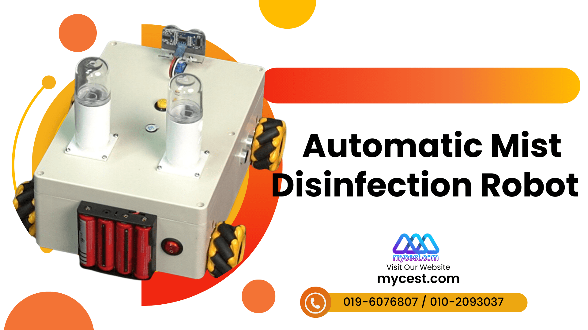 Automatic Mist Disinfection Robot – Mycest.com